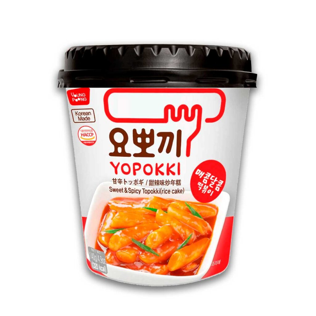 Topokki Original Dulce y Picante Yopokki 140g (30 pzs) – MegaFood